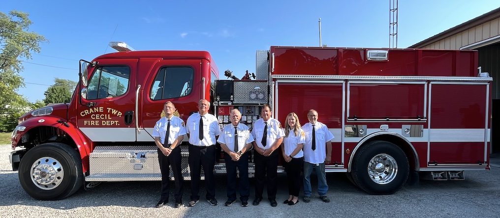 Crane TWP Cecil Fire Department Implements new Truck | West Bend News